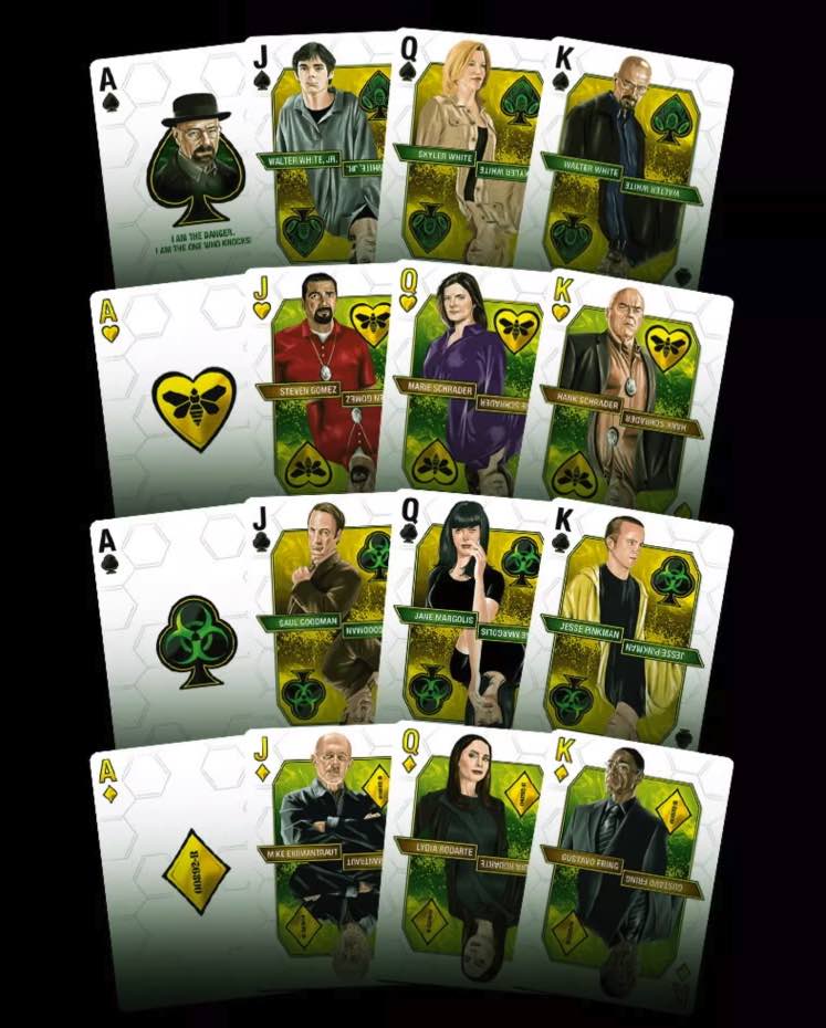 Breaking Bad Playing Cards by the USPCC Bicycle – Decksrock