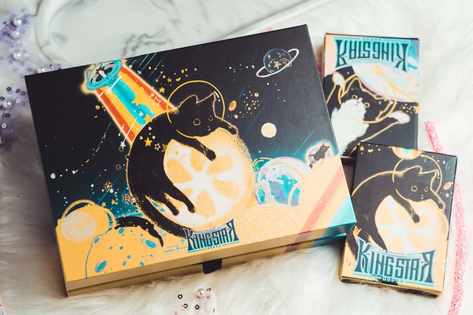 Space Cat V2 Playing Cards by KingStar – Decksrock